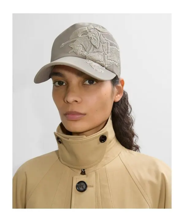 Burberry Baseball Cap With Equestrian Rider Graphic
