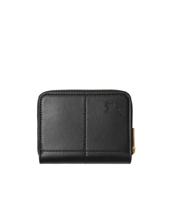 Burberry Snip Logo-stamp Leather Wallet