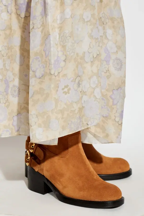 Chloé Dakota Buckled Ankle Boots
