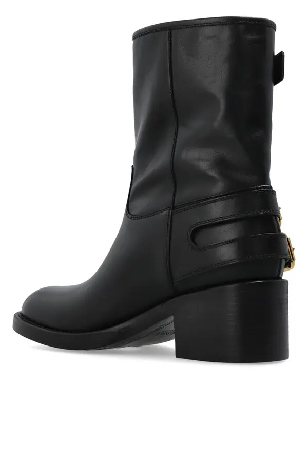 Chloé Dakota Buckled Ankle Boots