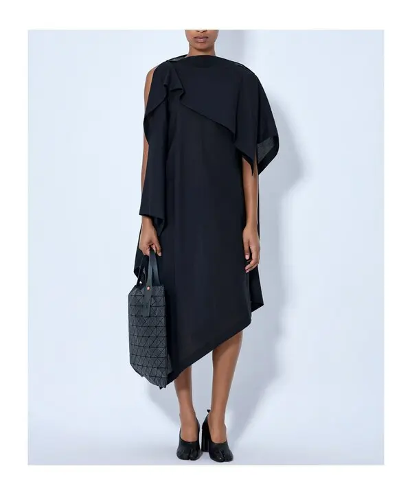 Issey Miyake Asymmetrical Draped Dress