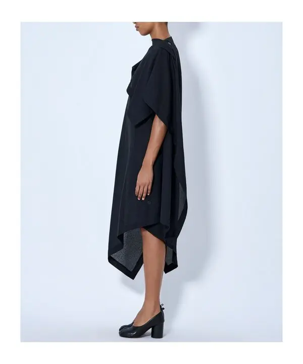 Issey Miyake Asymmetrical Draped Dress