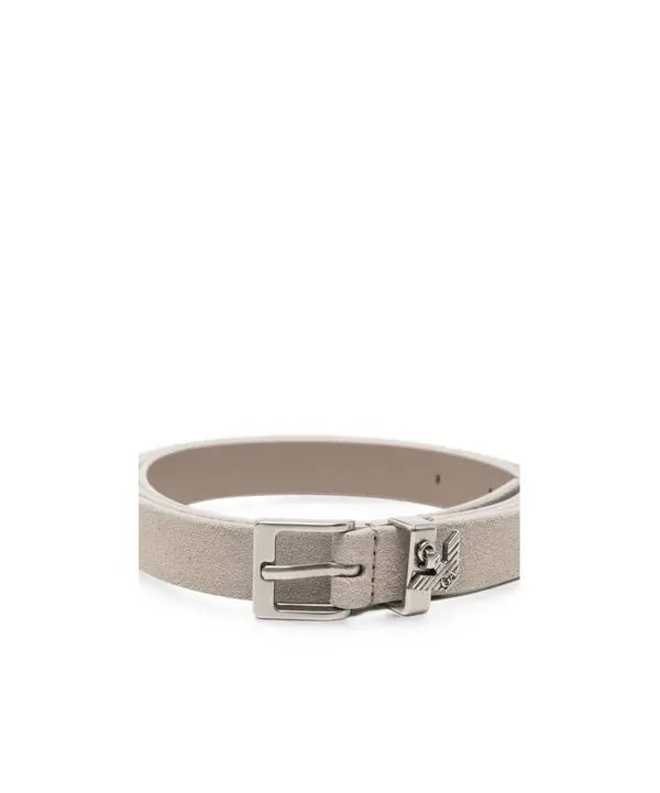 Emporio Armani Adjustable Waist Belt With Square Buckle