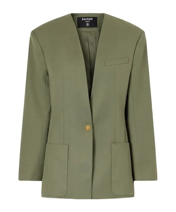 Balmain Cotton-twill Blazer