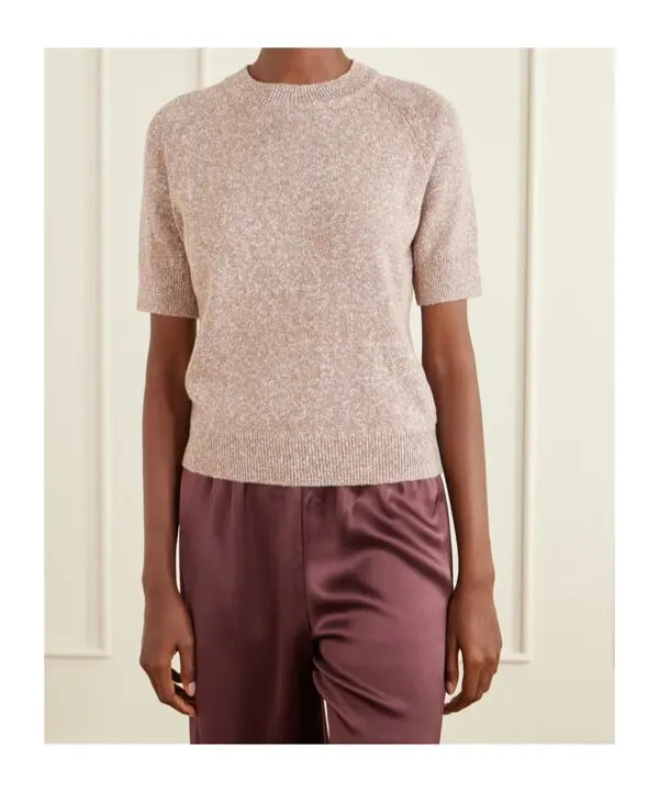 Varley Cotton And Linen-blend T-shirt