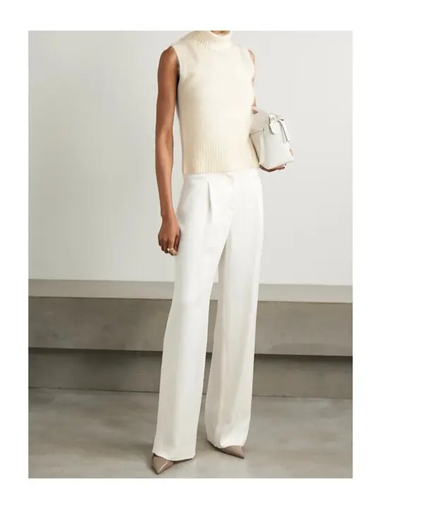 Veronica Beard Mazzy Roll-neck Sleeveless Vest