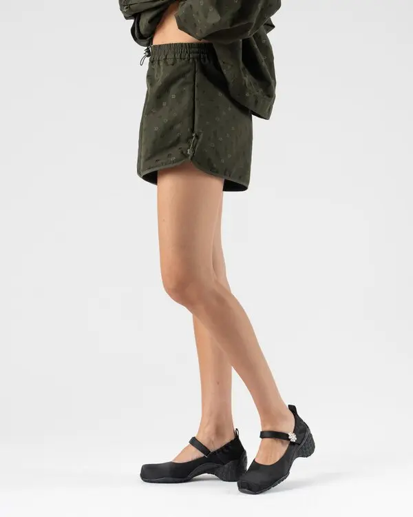 Cecilie Bahnsen Floral Print Jacquard Shorts