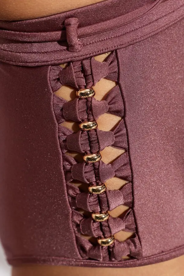 Zimmermann Lace-up Bikini Bottoms