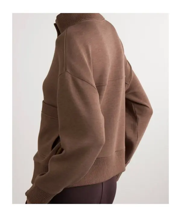 Varley Sabrina Button-fastening Sweatshirt