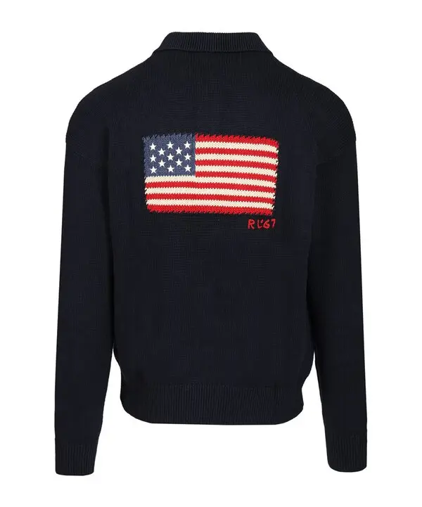 Polo Ralph Lauren Sweater With Embroidered Flag Detail