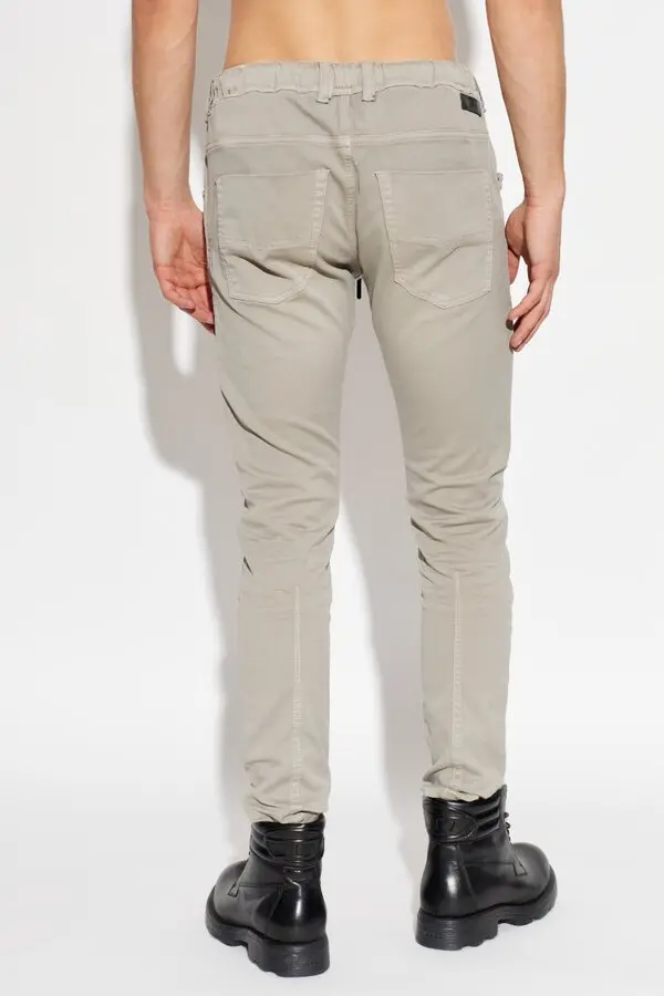 DIESEL® Drawstring Slim Pants - Nude