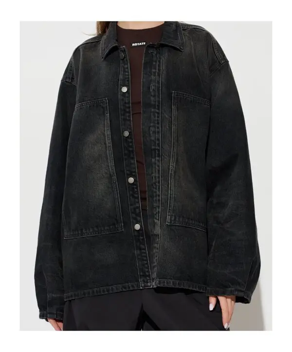 HAIKURE Long Sleeve Button-up Shirt With Chest Pocket