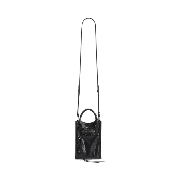 Balenciaga Le City Tote Phone Holder - Black