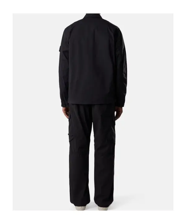 Stone Island Long-sleeved Shirt Jacket - Black