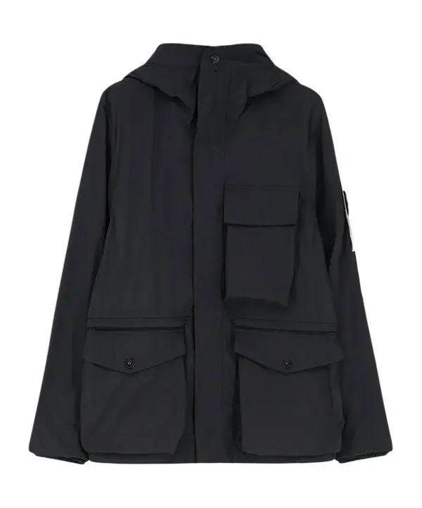 Stone Island Long-sleeved Casual Jacket - Black