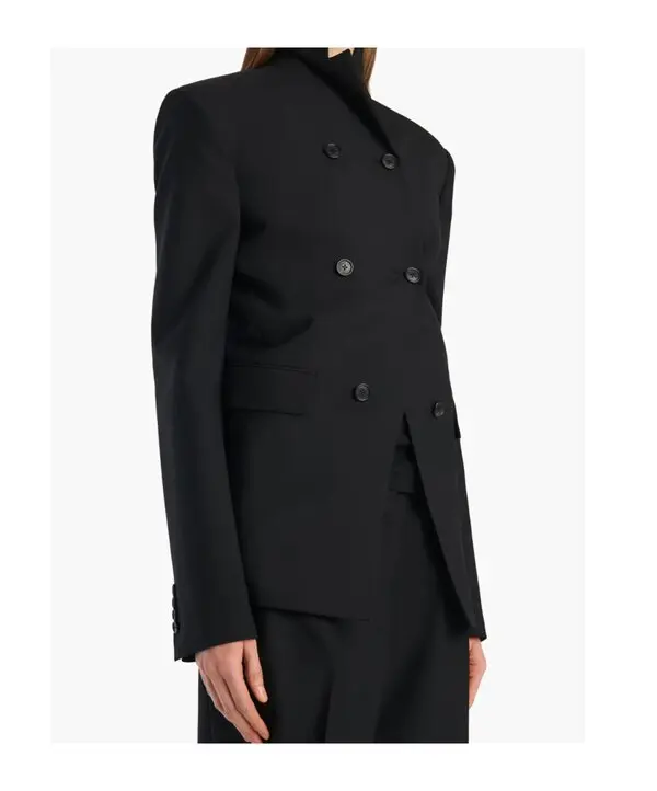 Khaite Rolo Double-breasted Blazer - Black
