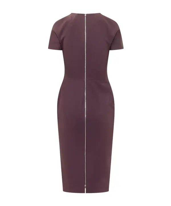 Victoria Beckham Short-sleeved Crewneck Dress