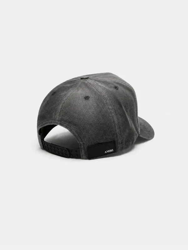 Amiri Monogram Logo Baseball Cap - Black