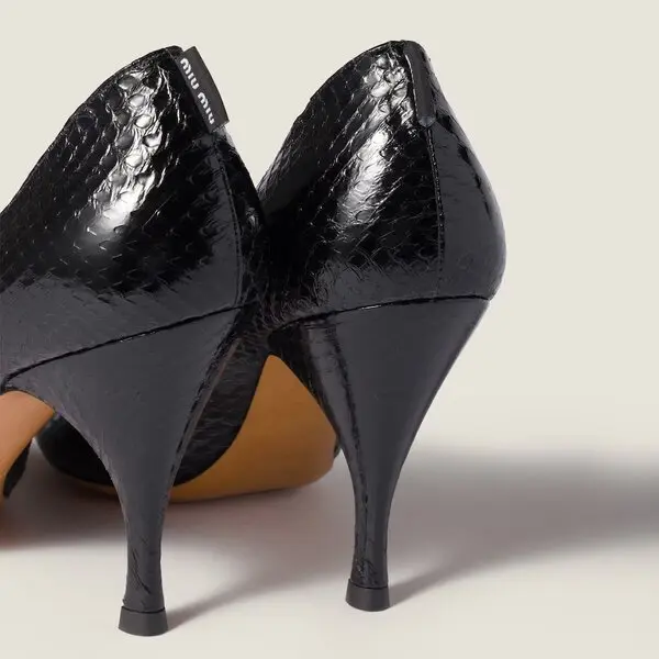 Miu Miu Ayers Leather Pumps