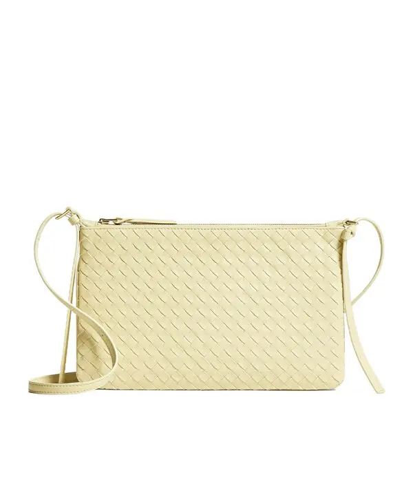 Bottega Veneta Intrecciato Piccolo Medium Pouch - Sour