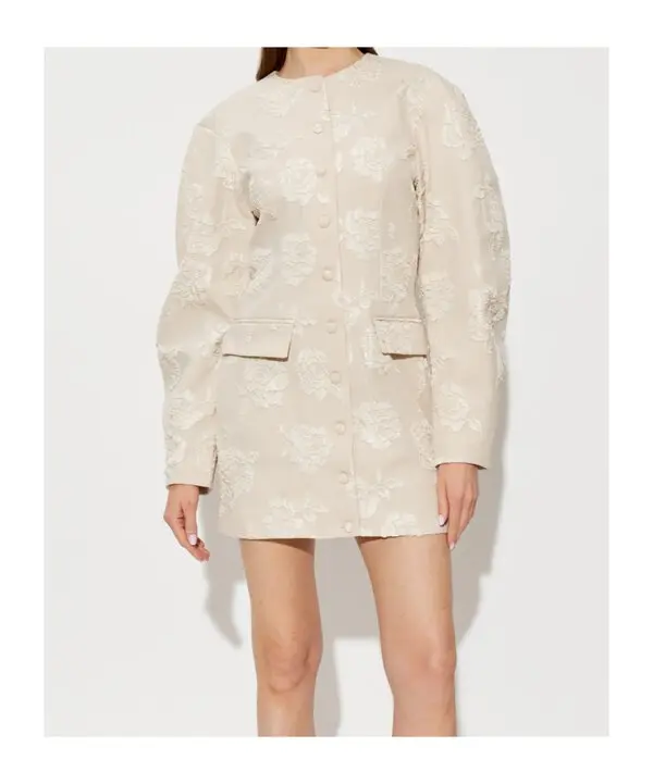 ROTATE BY BIRGER CHRISTENSEN Jacquard Tailored Mini Dress