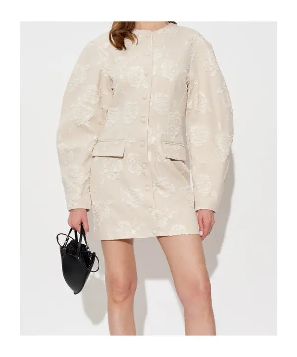 ROTATE BY BIRGER CHRISTENSEN Jacquard Tailored Mini Dress