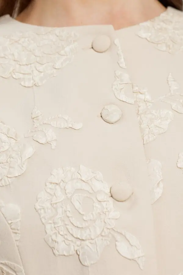ROTATE BY BIRGER CHRISTENSEN Jacquard Tailored Mini Dress