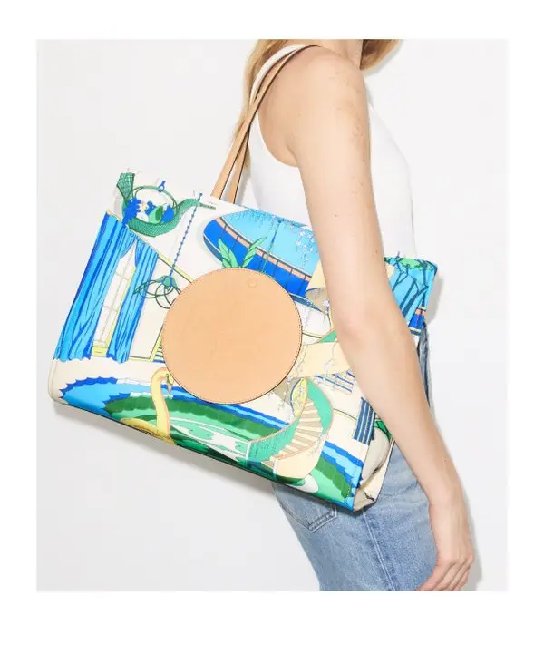 Tory Burch Ella Printed Tote Bag