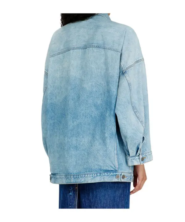 DIESEL® De-lin Bartack-stitch Denim Jacket