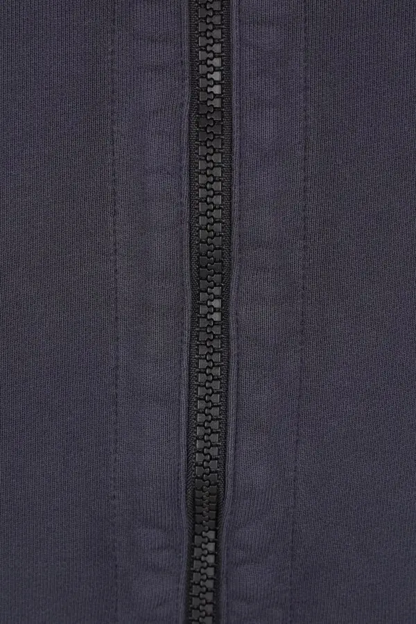 Stone Island Long-sleeved Zippered Hooded Sweatshirt