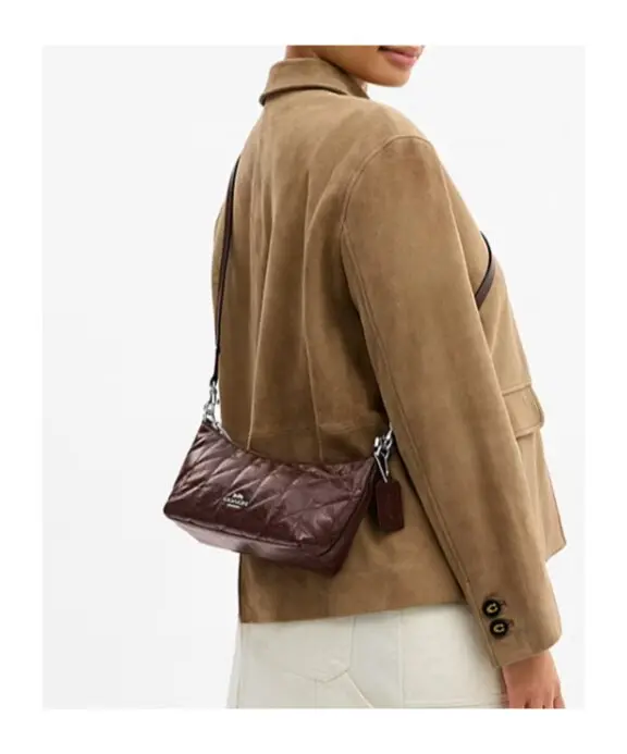 COACH Quilted Details Caitlin Shoulder Bag