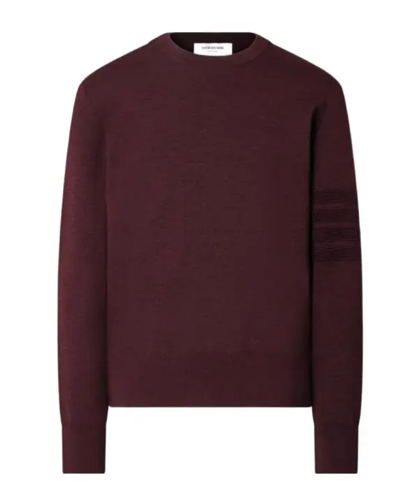Thom Browne 4-bar Ottoman Milano-stitch Sweater