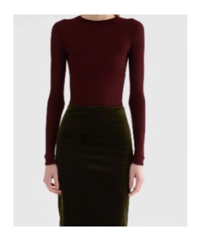 JIL SANDER Crew Neck Lightweight Wool Sweater