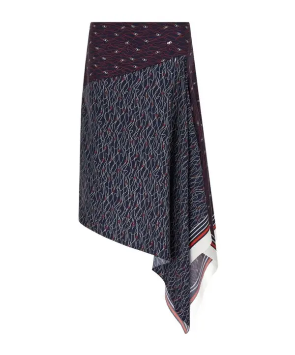 FERRAGAMO Asymmetrical Skirt - Black