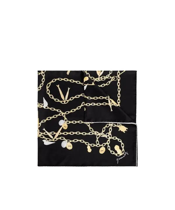 Givenchy Chain-motif Silk Scarf