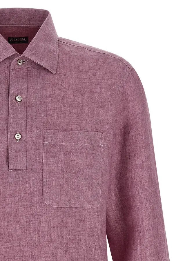Zegna Oasi Lino' Polo Shirt - Multicolor