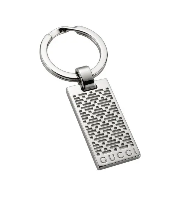 Gucci Diamante Keyring - Gray