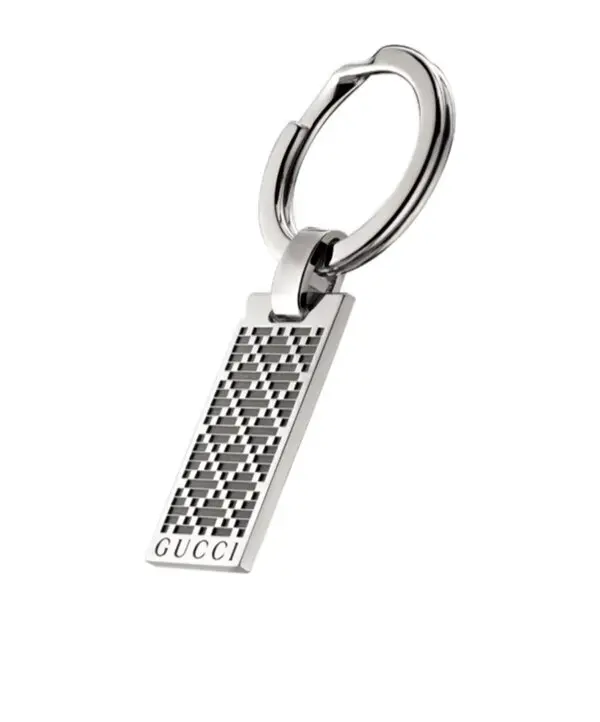 Gucci Diamante Keyring With Engraved Logo