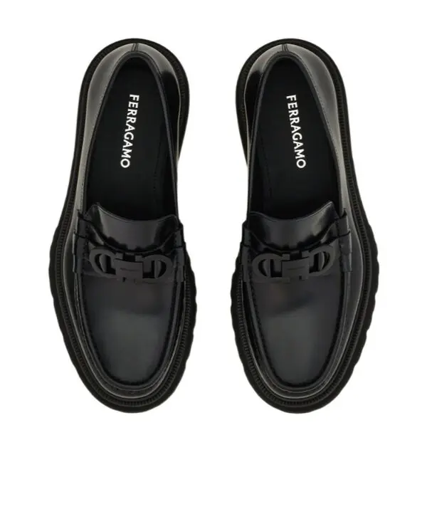 FERRAGAMO Gancini Buckle Loafers