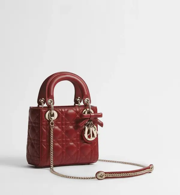 Dior Mini Lady Bag With Chain