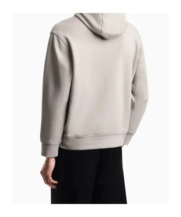 Emporio Armani Drawstring Hood Crew-neck Sweater