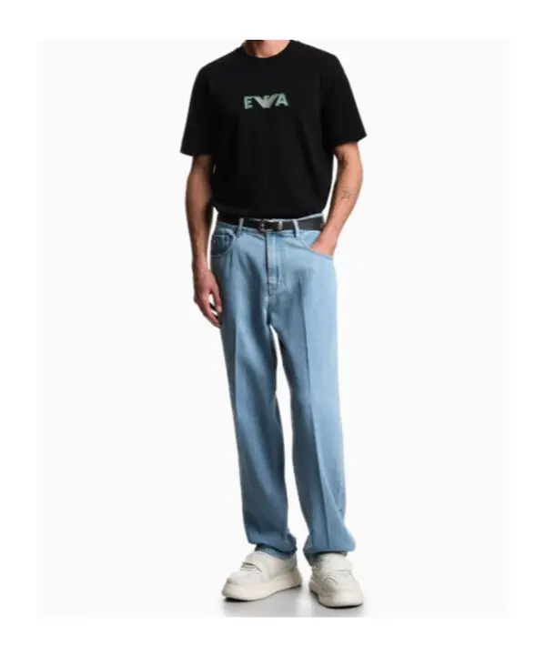 Emporio Armani Logo-embroidered T-shirt