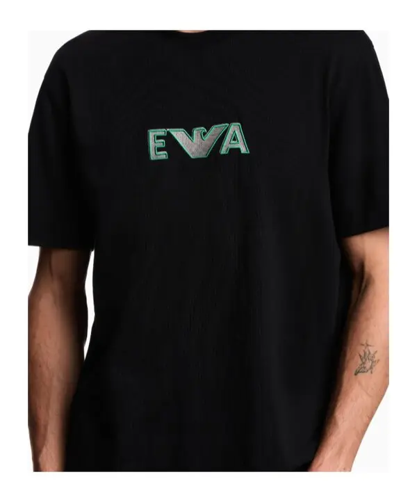 Emporio Armani Logo-embroidered T-shirt