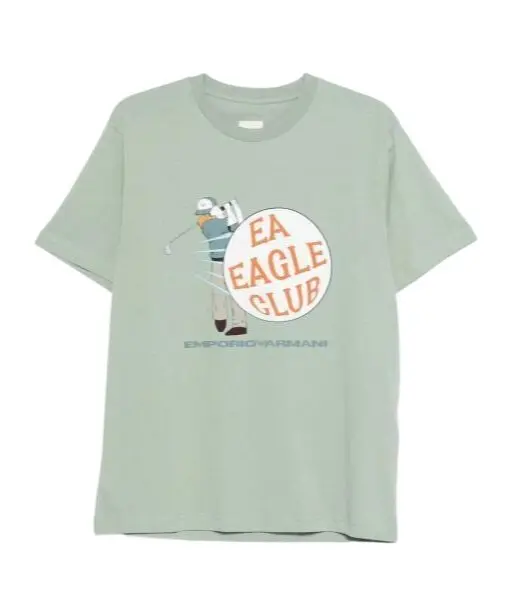 Emporio Armani Graphic Crewneck T-shirt - Blue
