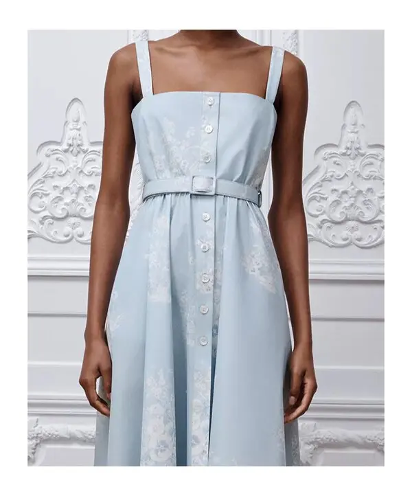 Dior Dioriviera Mid-length Belted Dress
