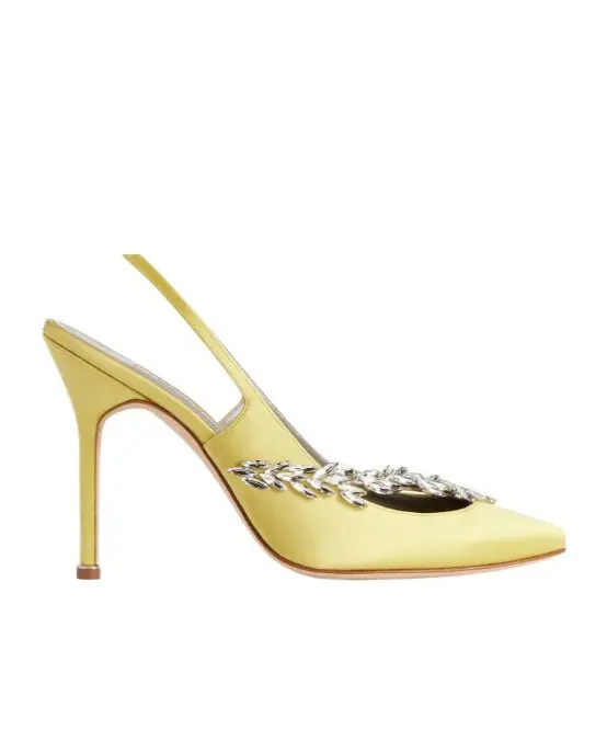 BALENCIAGA X MANOLO BLAHNIK Balenciaga Manolo Blahnik Slingback - Lime