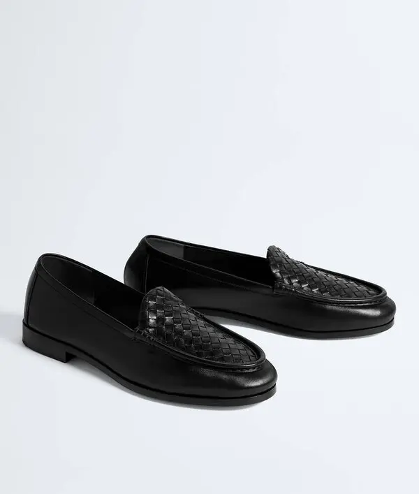 Bottega Veneta Silenzio Loafers - Black