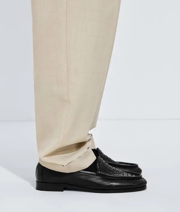 Bottega Veneta Silenzio Loafers - Black