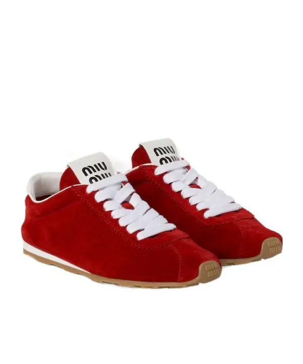 Miu Miu Suede Sneakers