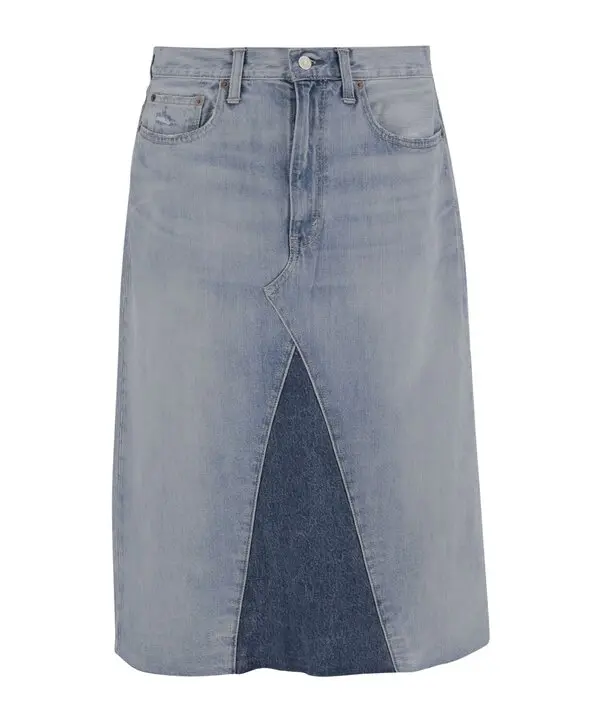 Polo Ralph Lauren Patchwork Midi Skirt